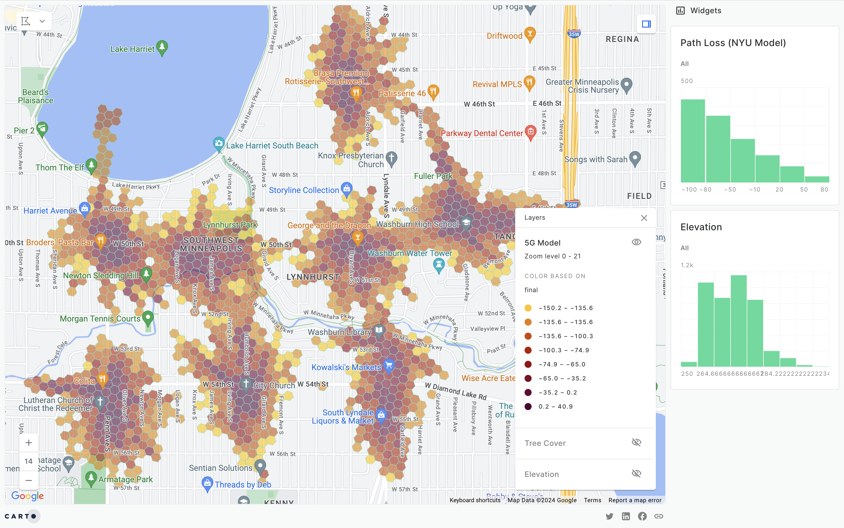 10 Examples of Spatial Data & Visualizations for Telecom Analytics